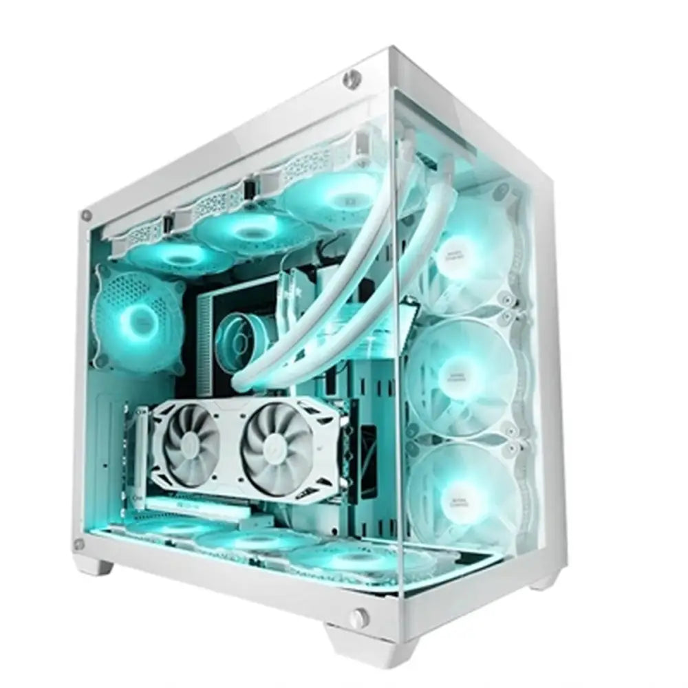ATX Semi-tower Box Mars Gaming MCV4 White — Dragtek