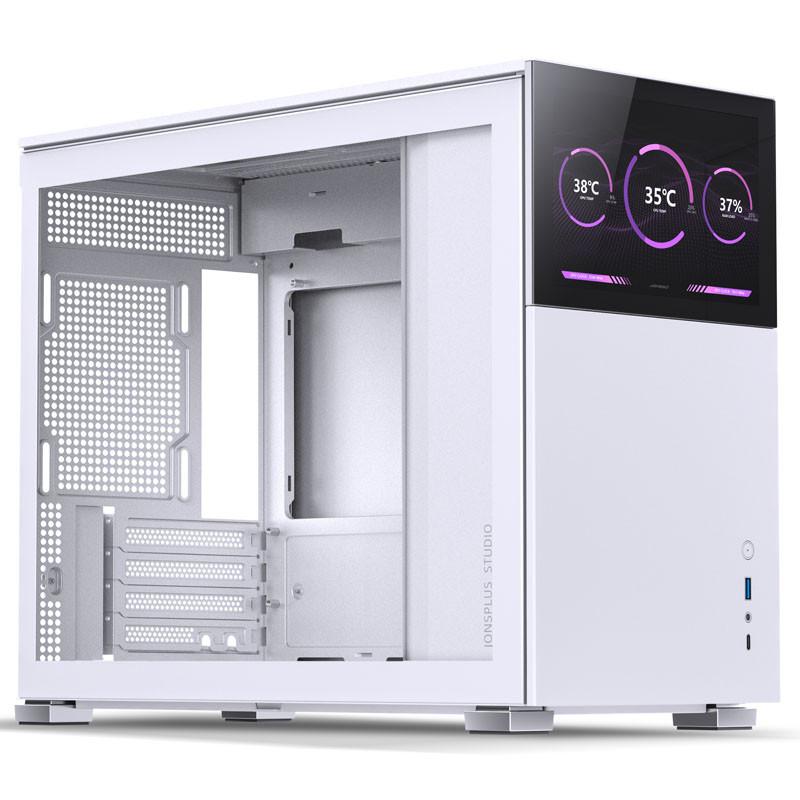Box Jonsbo D31 Screen TG, mATX, White — Dragtek