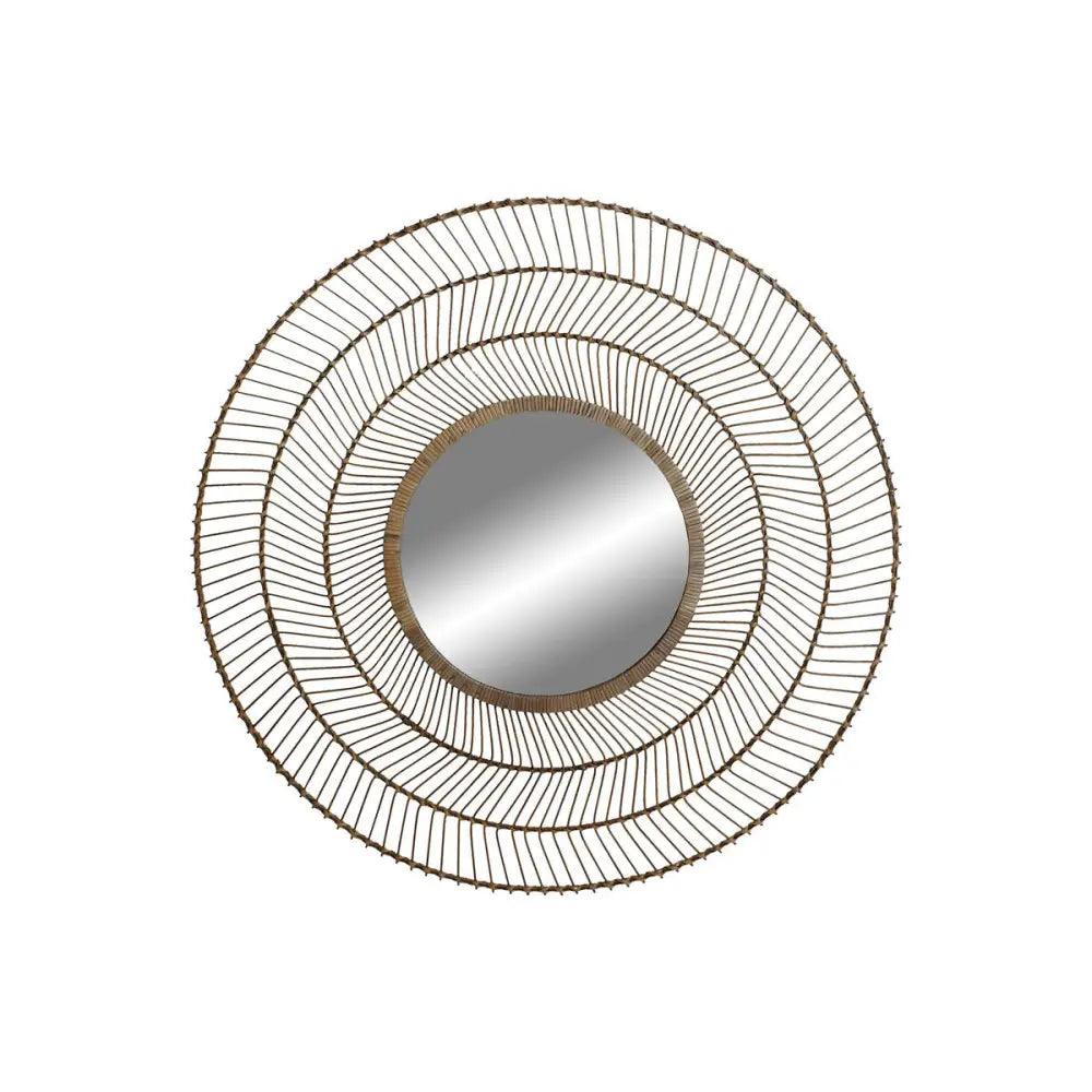 Wall mirror Home ESPRIT Natural Tropical 110 x 2,5 x 110 cm — Dragtek